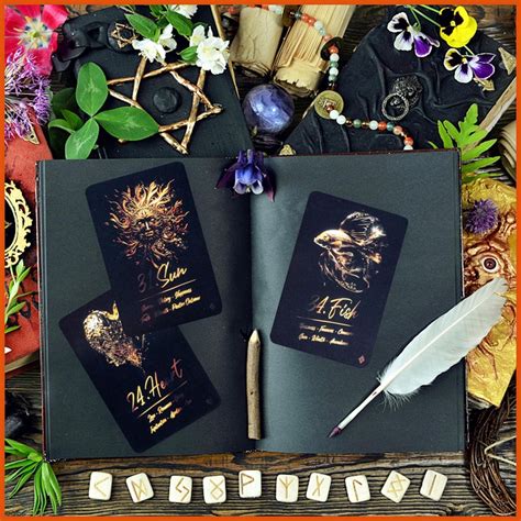 Tarot Decks Fortune Golden Deep Lenormand Tarot Divination Tarot