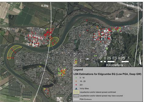 Special Feature Whakatane Liquefaction Case History From The 1987