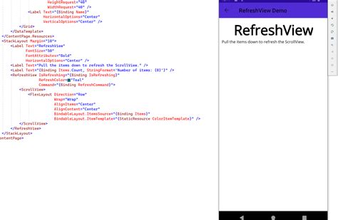 Android Flexlayout Bindable Layout Not Rendering Content · Issue