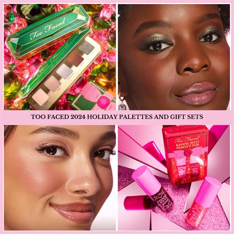 Too Faced 2024 Holiday Palettes And T Sets Beautyvelle Makeup News