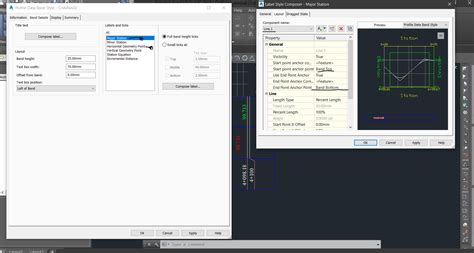 Solved Elevations And Station At End Of Profile On The Band Set Label