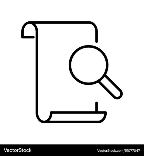 Investigation Report Icon Law And Justice Vector Image