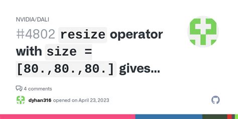 `resize` Operator With `size 808080 ` Gives Slice Error