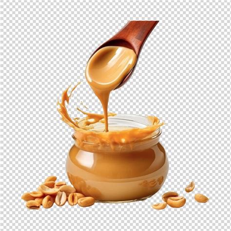 Premium Psd Nut Cream Isolated On White