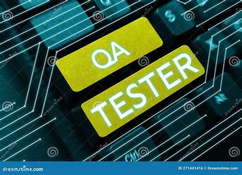Text Caption Presenting Qa Tester Business Overview Quality Assurance Of An On Going Project
