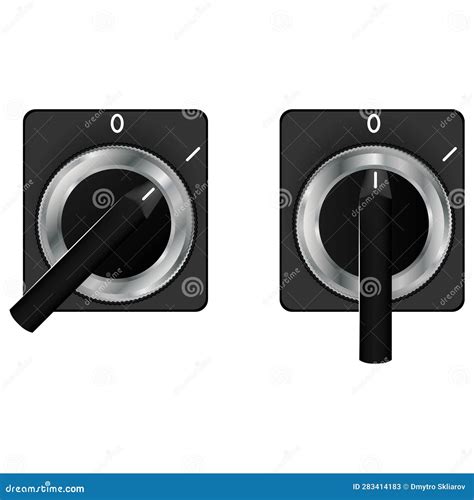 Cam Switch For Control Panel Stock Vector Illustration Of Isolated Construction 283414183