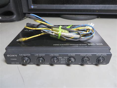 Yahooオークション Sony Electronic Crossover Network Xec 505