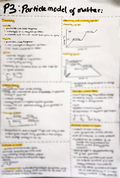 SOLUTION GCSE AQA Physics Particle Model Of Matter Studypool