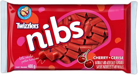 Twizzlers Nibs Cherry Candy Bags 6 Oz 12 Count