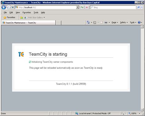 Windows Teamcity Is Taking Forever To Start Stack Overflow