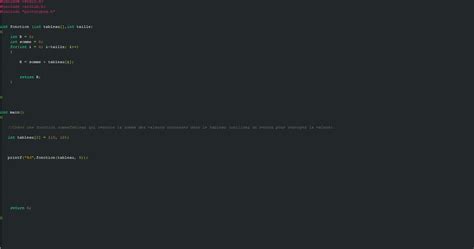 Résolu Problème Pour Calculé Somme Dun Tableau En C Par Jinouga Page 1 Openclassrooms