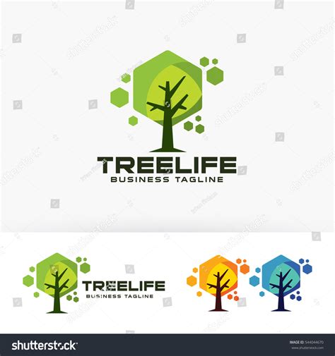 Tree Life Logo Design Nature Environment Stock Vector Royalty Free Shutterstock
