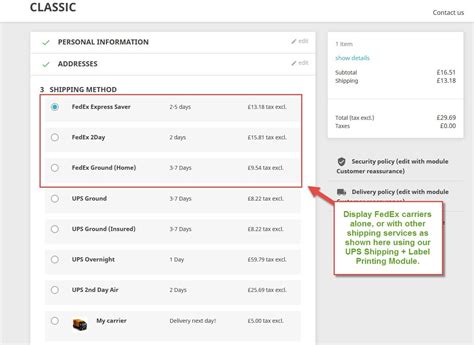 prestashop fedex module prestashop modules