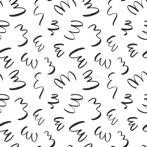 Seamless Pattern With Curves Stock Vector Illustration Of Geometric Formal