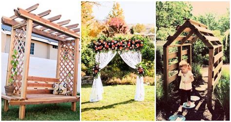 20 Chic And Easy DIY Arbor Plans DIY Arbor For Wedding DIY Crafts