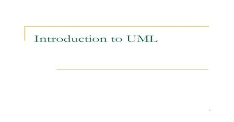 Pdf Introduction To Umltheo Courses Ssd 9874 Downloads Uml Uml Is