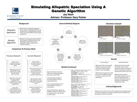 Pdf Simulating Allopatric Speciation Using A Genetic Algorithm