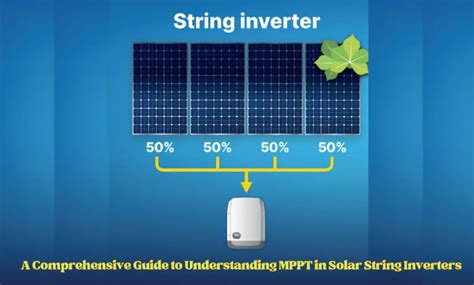 A Comprehensive Guide To Understanding Mppt In Solar String Inverters