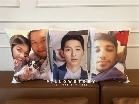 หมอนอ หมอนสั่งวาด ของขวัญสั่งทำพิเศษ ตุ๊กตาหน้าคน Pillow