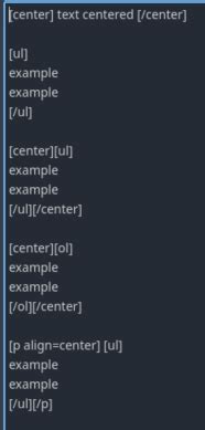 RichTextLabel List Dosen T Center The Bullets Ordered And Unordered Issue