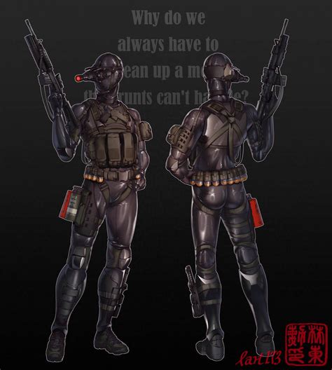 Black Ops Male Assassin In Tripmine Studio Style By Lart173 On Deviantart