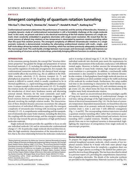 Pdf Emergent Complexity Of Quantum Rotation Tunneling