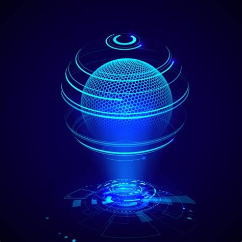 Hud Futuristic User Interface Screen Elements Set Vector Image