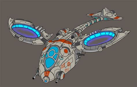 Futuristic Space Helicopter Concept By Jadegreen17