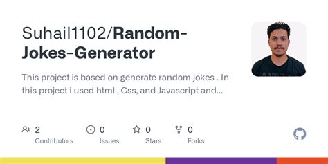 github suhail1102 random jokes generator this project is based on