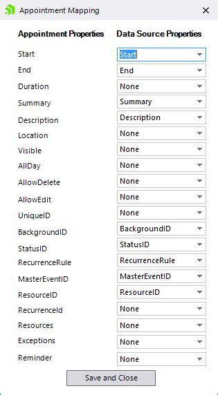 Codeless Data Binding Winforms Scheduler Control Telerik Ui For