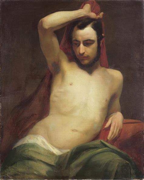 Half Naked Man C 1850 1851 Anselm Feuerbach WikiArt Org