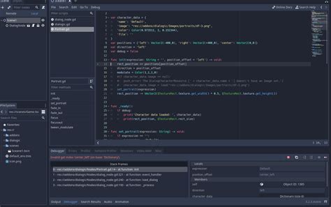 Bug Invalid Get Index Center Left On Base Dictionary · Issue 63 · Dialogic Godot