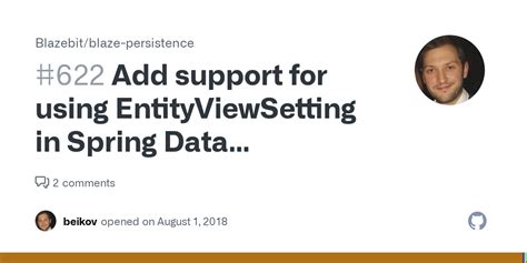 Add Support For Using Entityviewsetting In Spring Data Repository