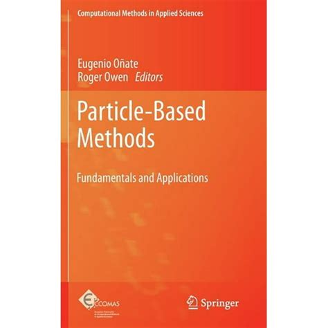 Computational Methods In Applied Sciences Particle Based Methods
