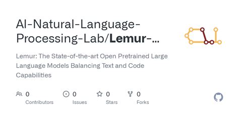 Github Ai Natural Language Processing Lablemur Pretrained Large