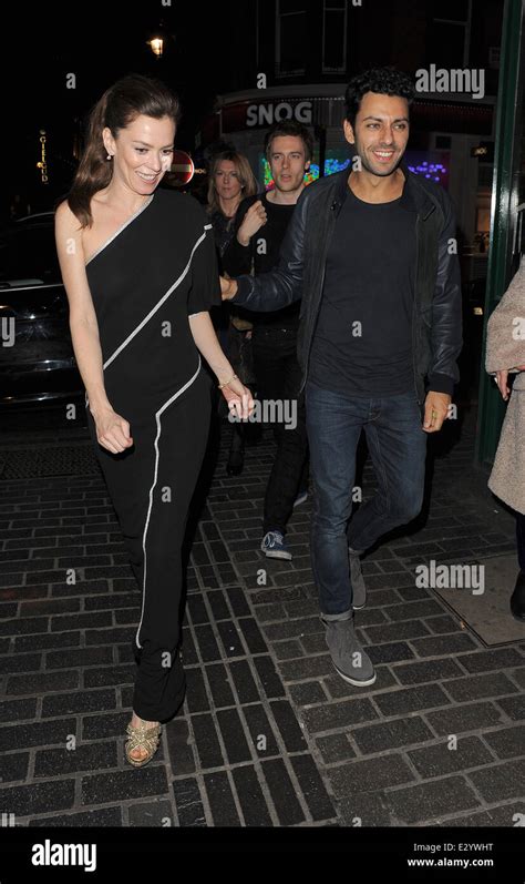 Anna Friel Arriving At The Box Nightclub U K Film Premiere The Look Of Love Afterparty At The