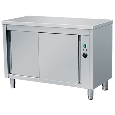Professional Heated Cupboard Stainless Steel Sliding Doors Width 2000mm