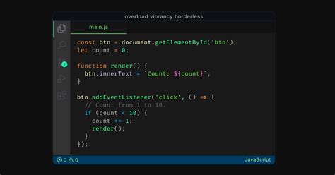 Overload By 0xp Vs Code Themes