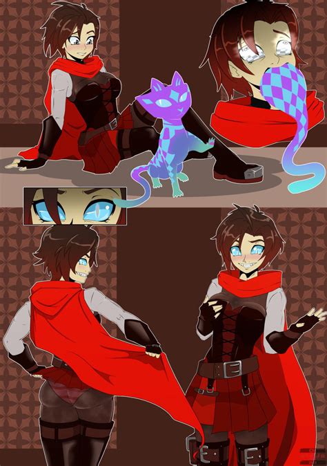 Rule 34 1girls Checking Out Self Cmartist Curious Cat Rwby Female