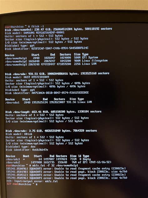 Error Formatting Devnvme0n1p1 Album On Imgur