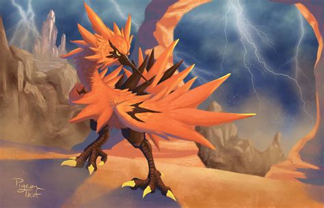 Galarian Zapdos By Pigeonthief On Deviantart