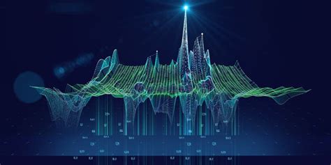 Abstract Background Contain Color Wireframe And Blurred Data Lines On Spot Big Data Stock