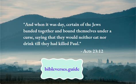 Acts Of The Apostles Acts Chapter 23 Bible Verses