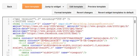 Template For Blogger Html Code How To Use The New Blogger Html Editor
