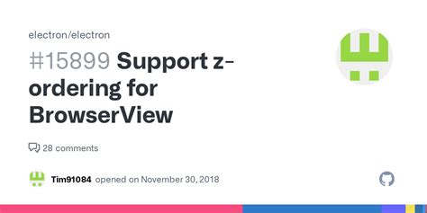 Support Z Ordering For Browserview · Issue 15899 · Electronelectron
