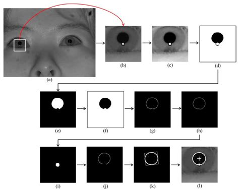 Pupil Center Region Detection Process A Eye Detection Result Based