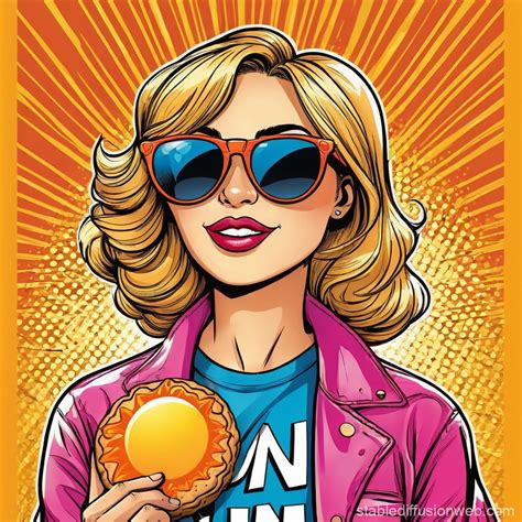 A Cookie Wearing Sun Glasses Stable Diffusion Online