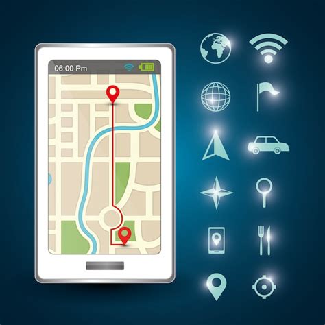 Premium Vector Gps Navigation Technology
