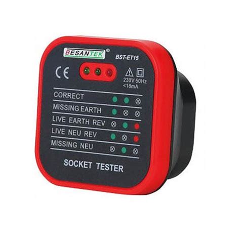 Besantek Bst Et15 Socket Tester With Led Indicators