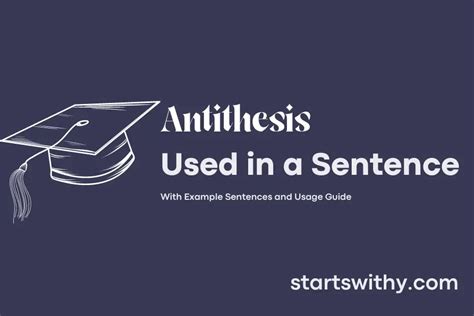 Antithesis In A Sentence Examples 21 Ways To Use Antithesis